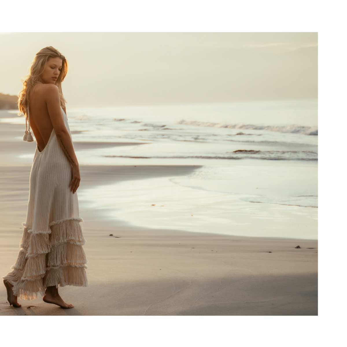 Silvana Dress Beige | irenaswimwear